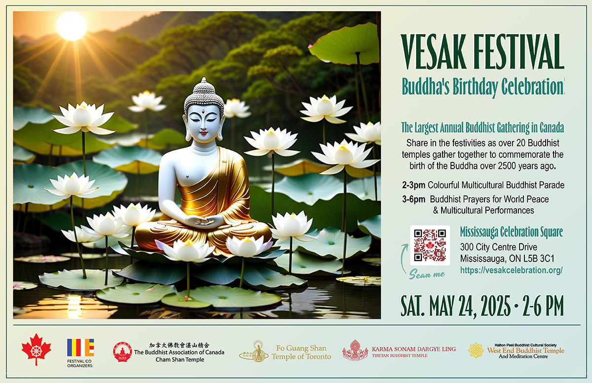 Vesak: Buddha’s Birthday Celebration 2025 – City of Mississauga