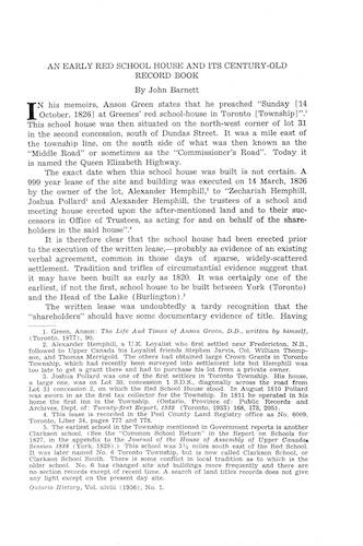 Mississauga Historic images gallery