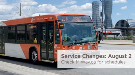 Upcoming MiWay Service Changes Take Effect on August 2 – City of ...