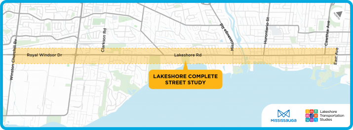 Lakeshore Complete Street study – City of Mississauga