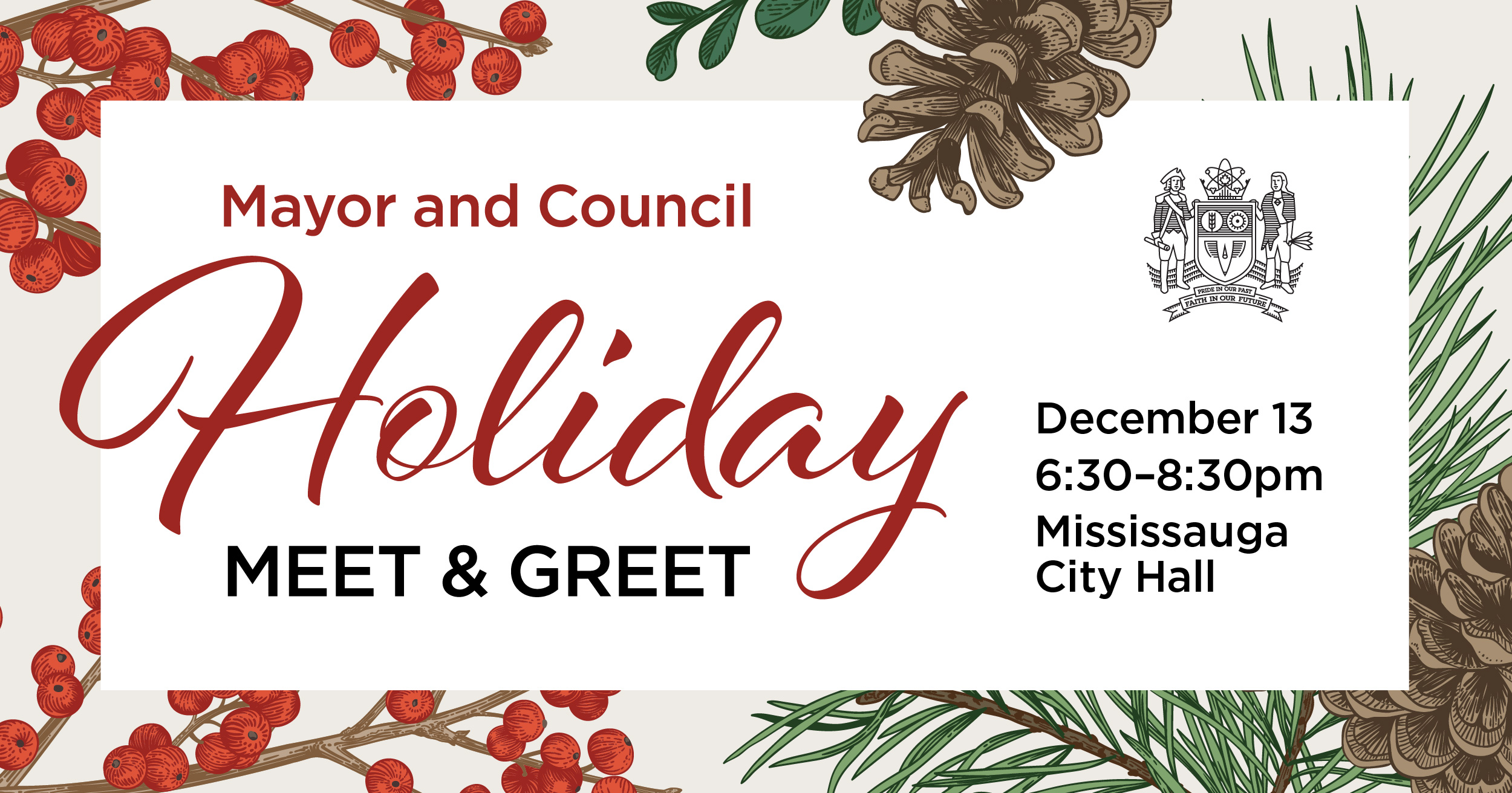 Join Mayor Crombie and members of Council for a holiday meet and greet – City of Mississauga