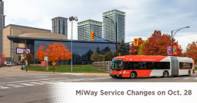MiWay service changes starting October 28 – City of Mississauga