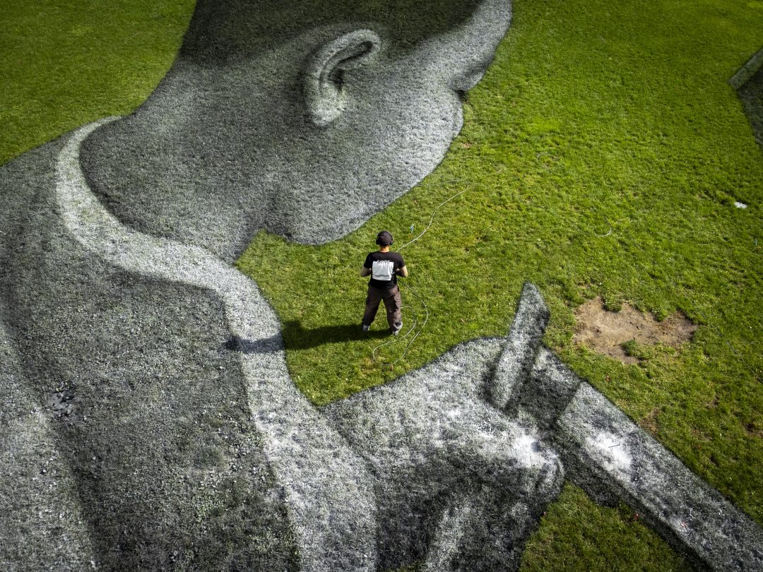 World-renowned artist Saype unveils monumental artwork celebrating ...