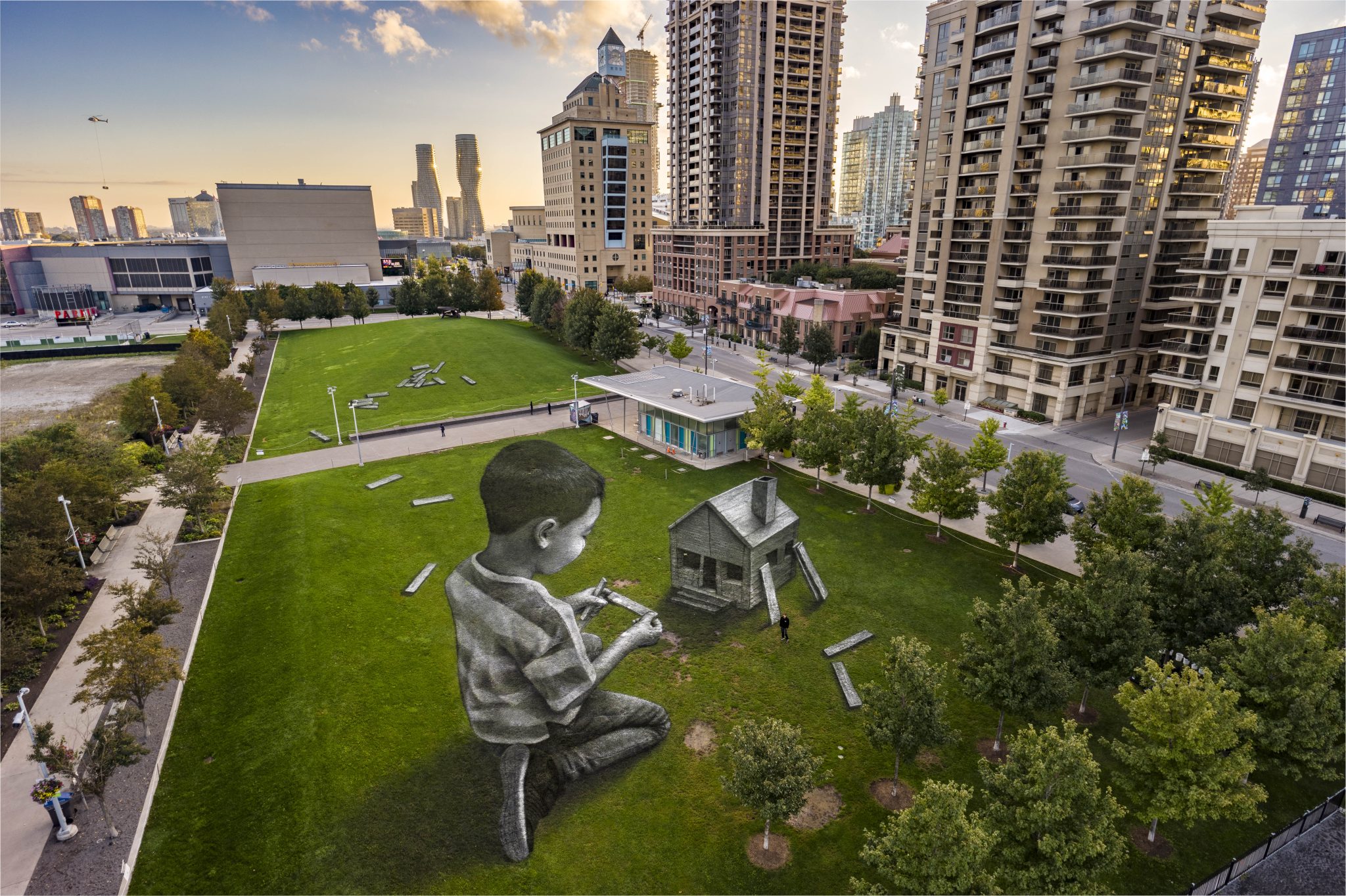 World-renowned artist Saype unveils monumental artwork celebrating ...