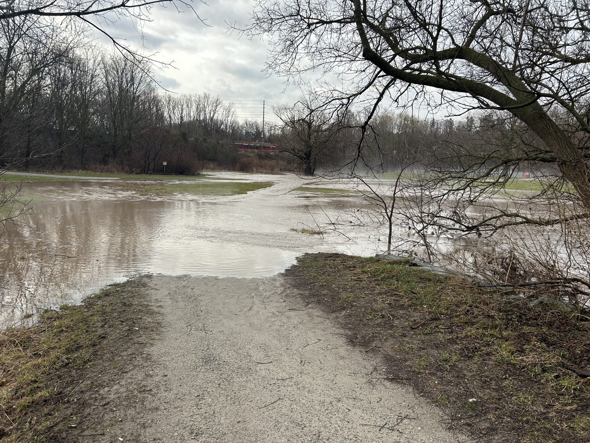 Several Mississauga parks experiencing flooding due to heavy rains ...