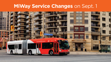 MiWay service changes starting September 1 – City of Mississauga