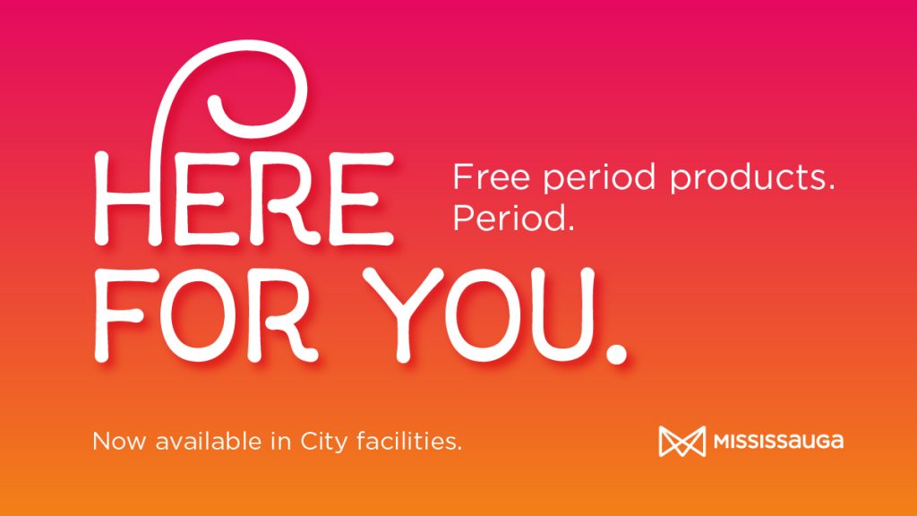 Free menstrual products available at the City Centre Transit Terminal – MiWay