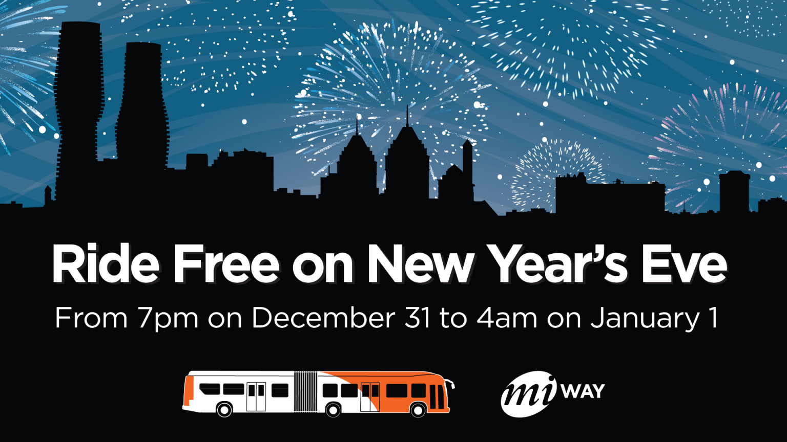 Holiday service changes start on Monday, Dec. 22 – MiWay